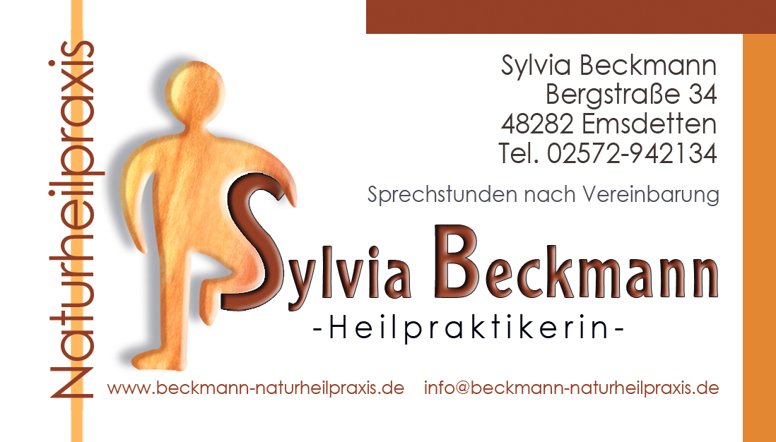 Impressum & Datenschutz - Naturheilpraxis Sylvia Beckmann in Emsdetten.